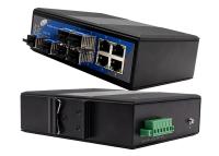 China 10 Port Ethernet Fiber Switch Overload Protection for sale