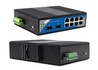 China Managed SFP Ethernet Switch 8 Port Gigabit POE Switch 8 Ethernet 2 SFP Port for sale