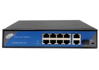 China 100km 48 Volt POE Switch IEEE 802.3 Af / At With SFP Port for sale