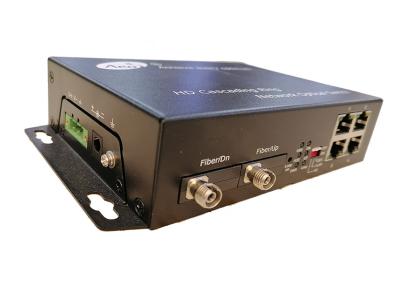 China Cascading POE Ethernet Fiber Switch Full Gigabit 4 POE Ethernet and 2 Optical Ports for sale