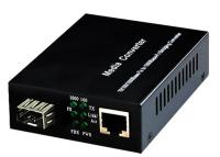 China 10/100/1000Mbps POE Fiber Media Converter , Fiber To Copper Media Converter With POE for sale