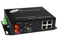 China Ring Recovery 1310/1550nm 4 Port Gigabit Ethernet Switch for sale
