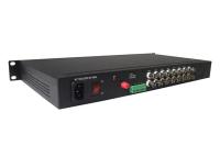China 16CH BNC To Optical Fiber Converter Single Mode 1310/1550nm for sale