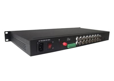 China 16CH BNC To Optical Fiber Converter Single Mode 1310/1550nm for sale