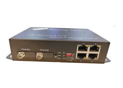 China Cascading Fiber Optic Ethernet Switch Full Gigabit 4 Ethernet 2 Optical Ports for sale