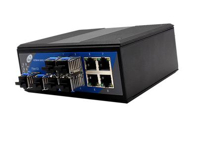 China IPC Extender 250m 10 Port 48V DC Powered POE Switch for sale