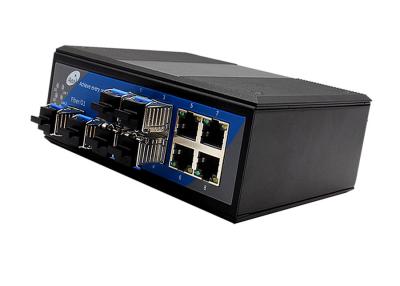 China 1632 Bytes 10 Port Gigabit Ethernet Switch With Fiber Optic Ports for sale