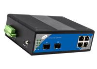 China LC Gigabit POE Managed Switch 4 Port 1000M PoE 2 Port 1000M SFP for sale