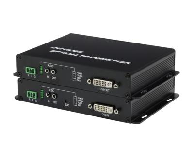 China DC5V 300MHZ DVI Video Over Fiber Converter SM 20KM for sale