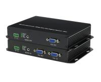 China RS232 VGA Video Over Fiber Converter Single Mode Single Fiber 20KM for sale