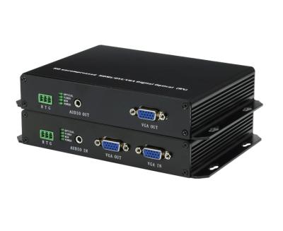 China RS232 VGA Video Over Fiber Converter Single Mode Single Fiber 20KM for sale