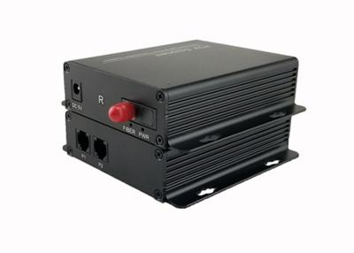 China Telephone Video Fiber Converter 20KM SM Single Fiber Video Transceiver for sale