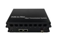 China 8ch Telephone Fiber Converter With 2 10/100Mbps Ethernet Ports for sale