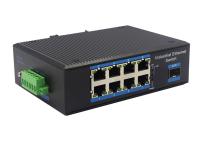 China 8x10/100/1000M POE UTP To 1000M SFP Media Converter for sale