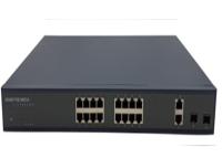 China High Power POE SFP Fiber Switch 16 POE Ports 2 SFP Ports 2 Uplink Ports for sale