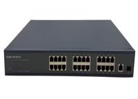 China Full Gigabit POE SFP Fiber Switch With 24 POE Ports 1 SFP Port 1 Uplink Port for sale