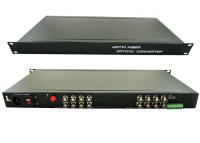 China 1080P AHD CVI TVI 1/4/8/16Ch Digital Optical Converter With RS485 Data for sale