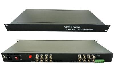 China 1080P AHD CVI TVI 1/4/8/16Ch Digital Optical Converter With RS485 Data for sale