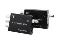 China 2 BNC Ports Digital Video Multiplexer 1Vp-P Input Output Level RS485 Transmission for sale
