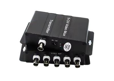 China 5 Channels BNC Video Multiplexer 4 Ports 1ch RS485 For Analog Cameras for sale