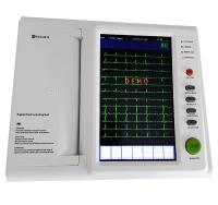 China Rechargeable Rainbow Official Portable 12 Lead Ecg Machine 12 Channel for sale