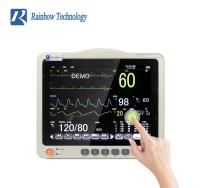 China 12.1 Inch Lcd Screen 6 Parameters Patient Monitor With Mobile Optional Touch Screen for sale