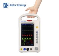 China Use Friendly Multi Parameter Patient Monitor ECG/ HR/ RESP/ SPO2/ NIBP/ TEMP for sale