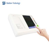 China Touch Screen 12 Channel EKG ECG Machine Automatic Measurement Outpatient Facilities for sale
