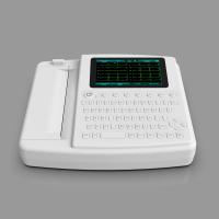 China Full Keyboard Hospital Electrocardiogram EKG Machine With Printer for sale