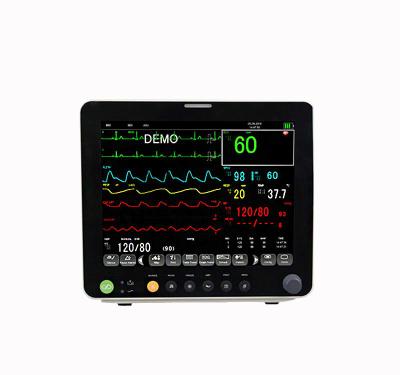 China RESP ECG NIBP 6 Parameter Patient Monitor ICU Cardiac Monitor 12.1 Inch for sale