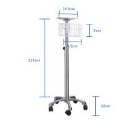 China 140CM Height Patient Monitor Trolley With 30kg Load Capacity for sale