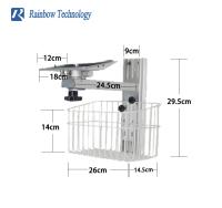 China Aluminium Alloy Wall Monitor Support Patient Moniteur Wall Mounting Stand Bracket for sale