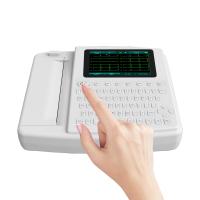 China Medical Printer Touch Screen ECG Machine 12 Channel for sale