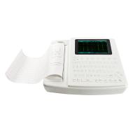 China 7 Inch EKG Cardiograph Machine 12 Channel ECG Machine PC ECG Software for sale