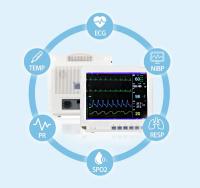 China AC/ DC Visual And Audible Alarms Multi Parameter Patient Monitor 15 Inch for sale