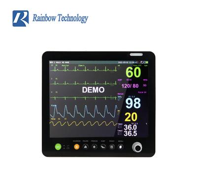 China 15 Inch Medical Vital Monitor 6 Parameter Patient Monitor For Icu PM9000-GTE for sale