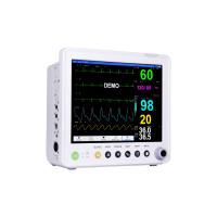 China Portable 12.1 Inch LCD Screen Vital Signs Patient Monitor With Stand Bracket for sale