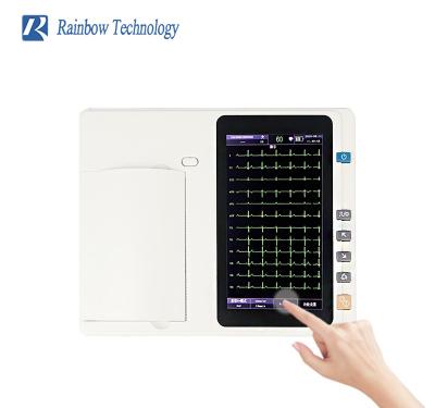 China Mobile Wireless ECG 6 Channel Electrocardiogram Electrocardiograph Machine for sale
