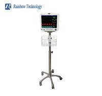 China Mobile Medical Patient Monitor Cart With Adjustable Height for sale