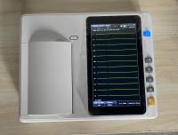 China 3/6 Channel Electrocardiography Machine High Resolution Thermal Printer Portable Ecg Monitor for sale