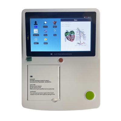China Standard 12 Leads holter ECG Electrodes Machine 6 Channel electrocardiogram for sale