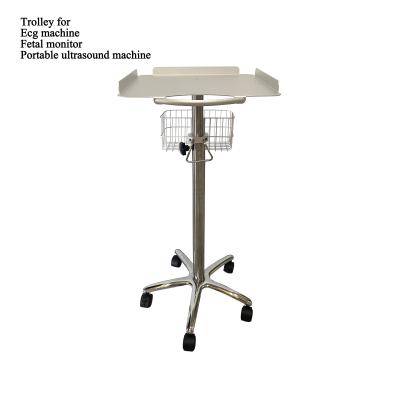 China ECG Monitor Roll Stand with Basket for Modern Design and Avaliable OEM Service for sale