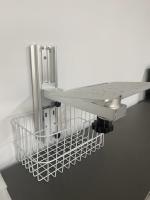 China Hospital Furniture Wall Mount Bracket For Patient Monitor for sale