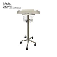 China Mobile Trolley Cart with Table Top for Hospital Medical ECG Machine for sale
