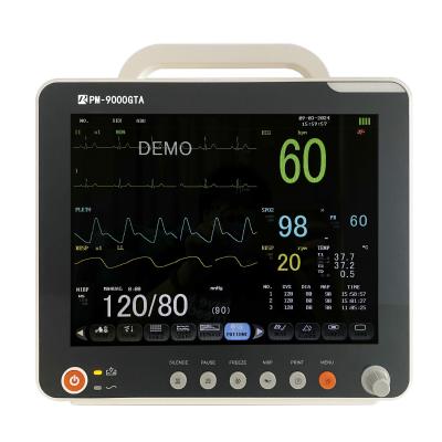 China Medical Device Multi Parameter Monitor 6 Parameters 12 Inch Patient Monitor for sale