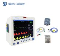 China Patient Monitor with 1-7 Level Audio/Visual Alarming Arrhythmia Analysis and Anti-ESU Multi Parameter Bedside Monitor for sale