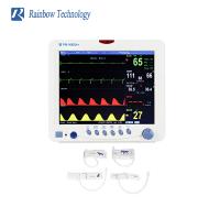 China Patient Monitor with 1-7 Level Audio/Visual Alarming Arrhythmia Analysis and Anti-ESU Multi Parameter Bedside Monitor for sale