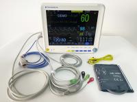 China Portable Multi Parameter Patient Monitor with 12.1 Inch Display and Trolley/Wall Bracket for ICU for sale