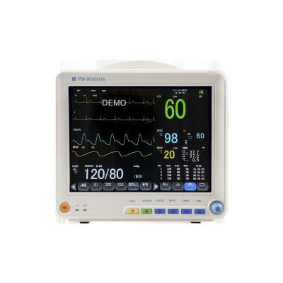 China 12.1 Inch Portable Multi Parameter Patient Monitor with Trolley Bracket and Built-in Li-ion Battery for Hospital ICU for sale