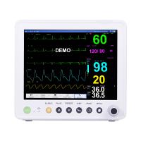 China 12.1 Inch 5 Parameter Portable Patient Monitor with 16 Languages for Medical Use for sale